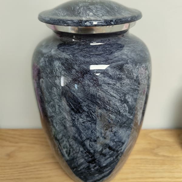 Bahama Blue Marble Adult Urn - Carl Hogg Funeral Services Golborne